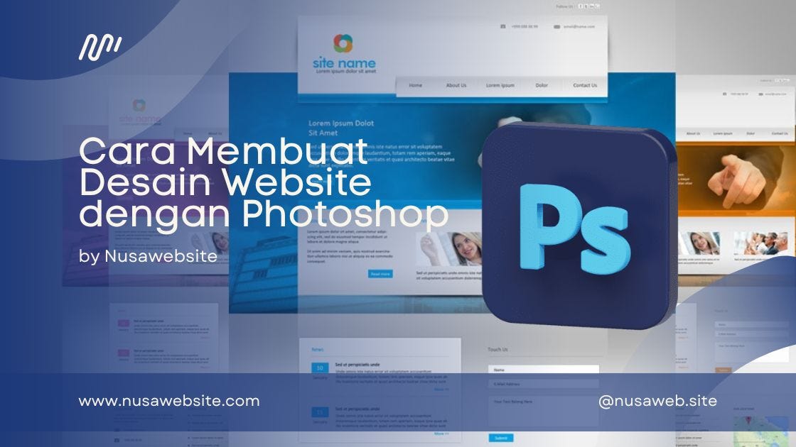 10 Cara Buat Desain Website dengan Photoshop yang Responsif: Panduan ...