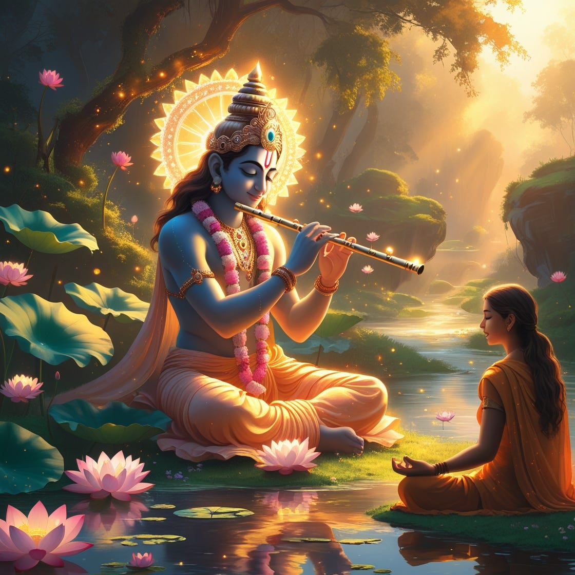 Krishna is calling you. Hearing Krishna's Call | by LucieArt | World of ...