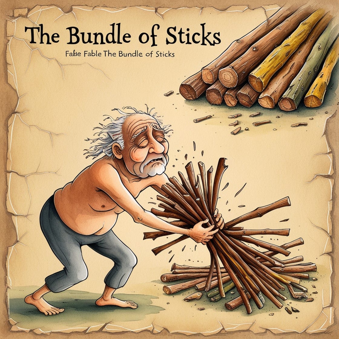 The Bundle of Sticks. A long time ago, on one of those early… | by ...