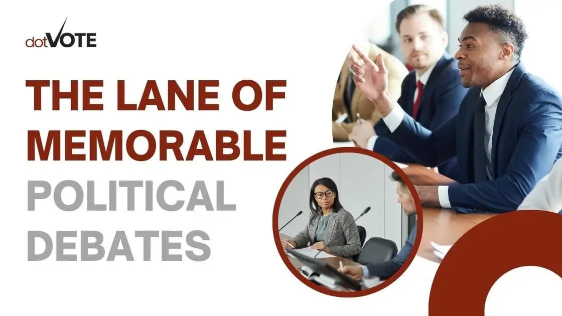 A Glance down The Lane of Memorable Political Debates | by Dot Vote ...