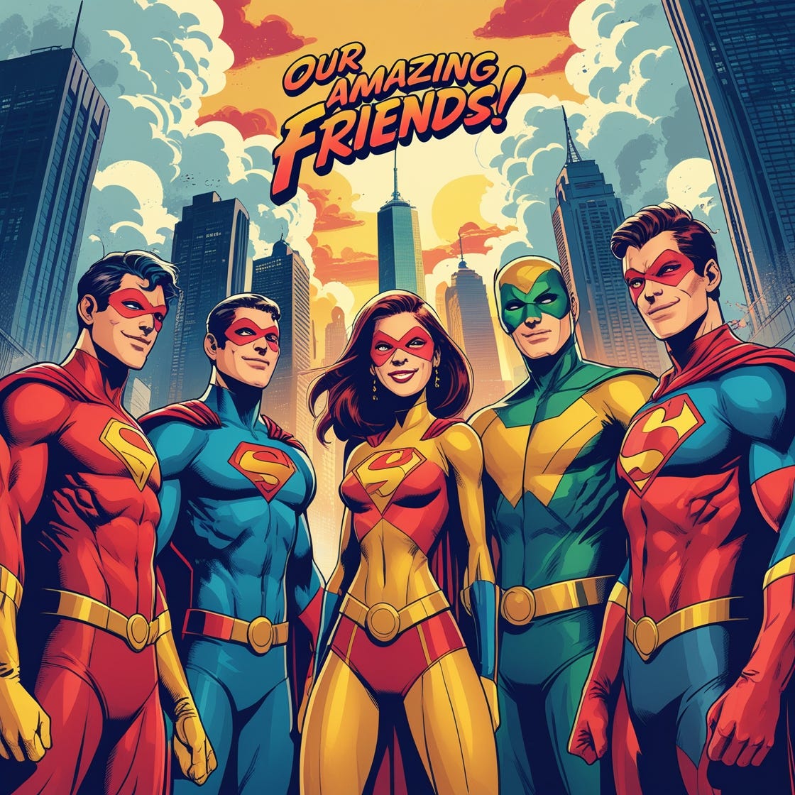 Superheroes: Our Amazing Friends! | by Christopher Hyer | Feb, 2025 ...