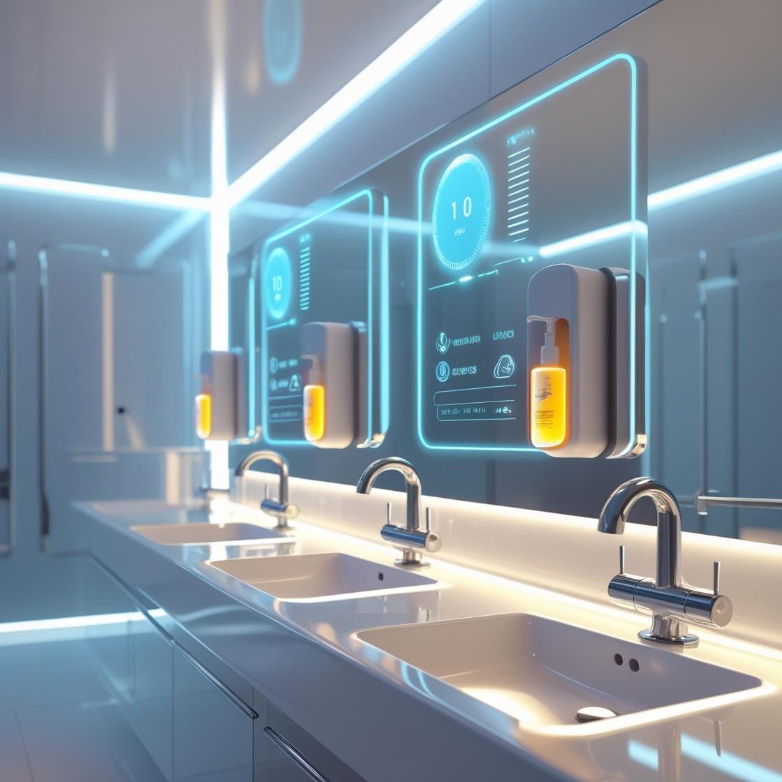 Smart Restrooms — Where Hygiene Meets Technology | by Initial Hygiene ...