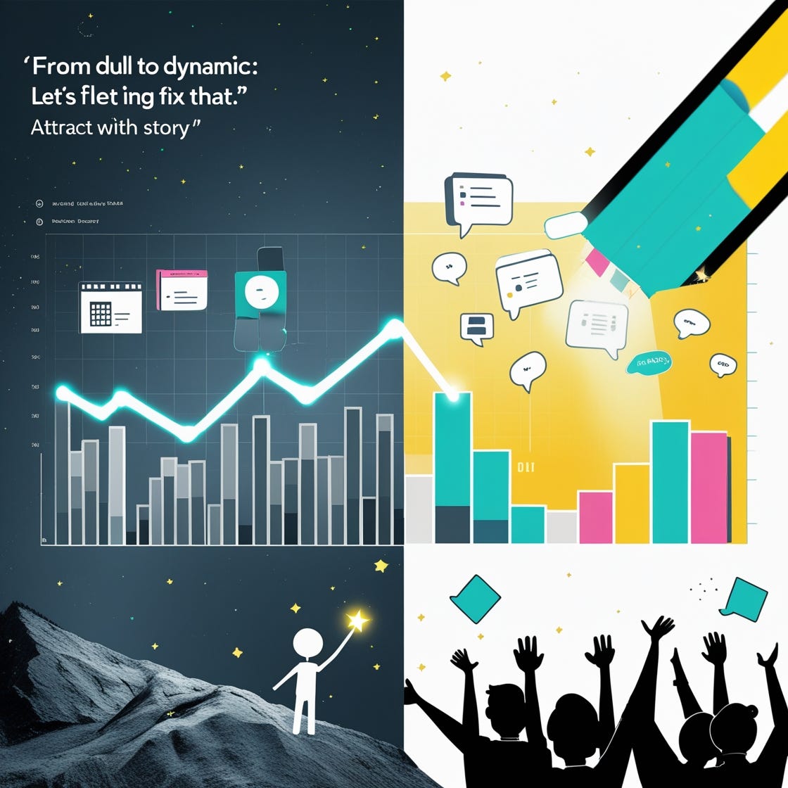Data Storytelling Mastery: Transforming Boring Charts into Engaging ...
