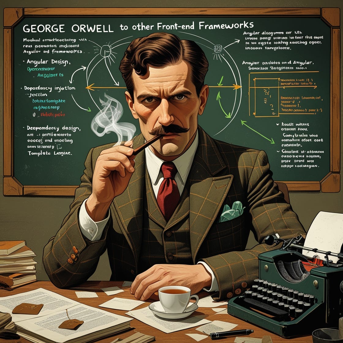 How George Orwell Would Describe Why Angular Is Superior to Other Front ...