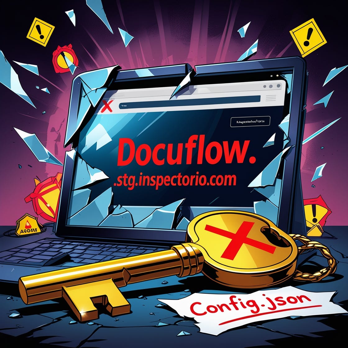 Critical Vulnerability: Unprotected config.json Exposes Sentry DSN and API Keys on docuflow.stg ...