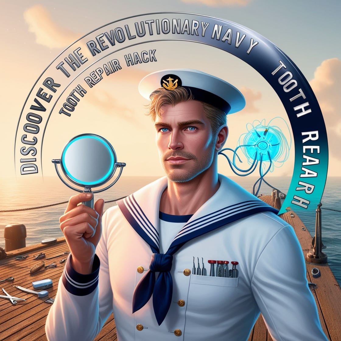 Unlock the Secret Weapon in Your Mouth: The Navy Tooth Repair Hack | by ...