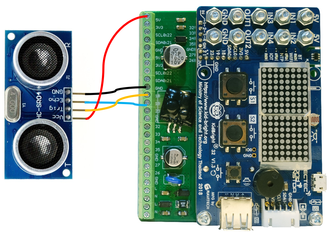KidBright & Senses IoT Platform [ตอนที่ 18: Ultrasonic Sensor] | by ...