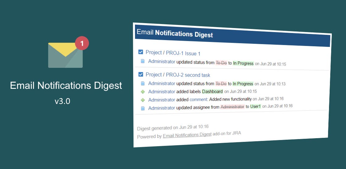 What’s New in Email Notifications Digest for Jira? | by Nataliya ...