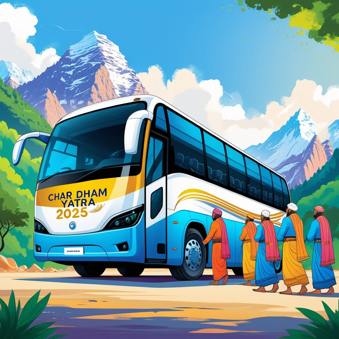 Bus on Rent in Delhi for Char Dham Yatra 2025: Your Perfect Travel ...