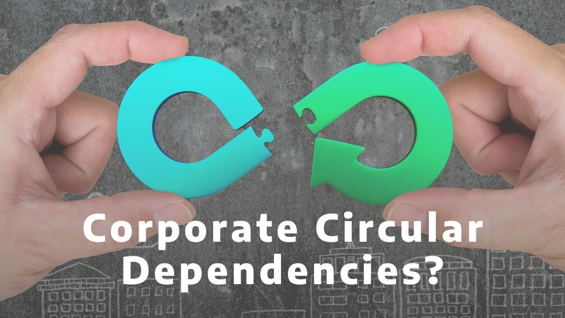 Corporate Circular Dependencies?. Software architects see circular ...