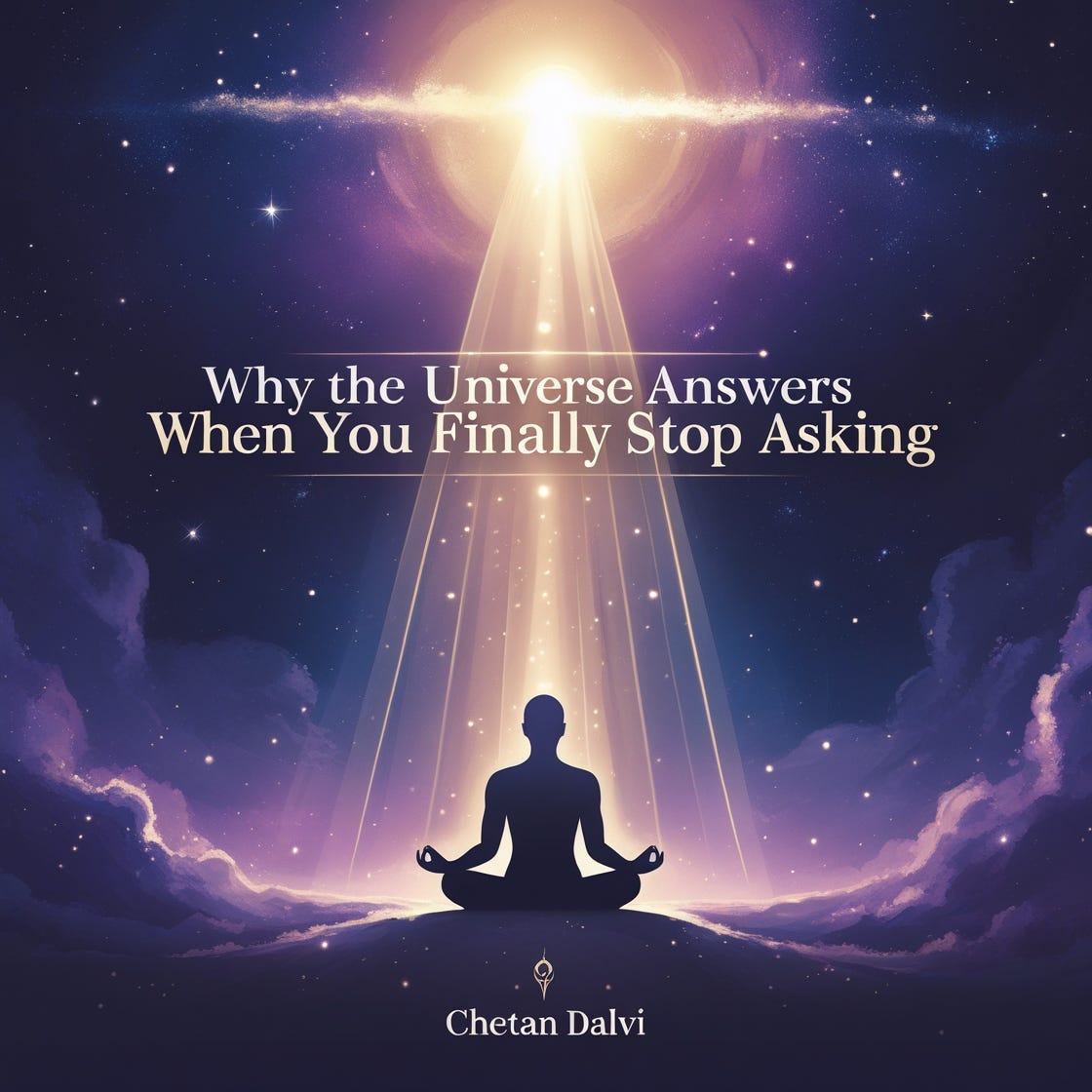 When you stop asking, the Universe finally speaks. | by The Face Reader ...