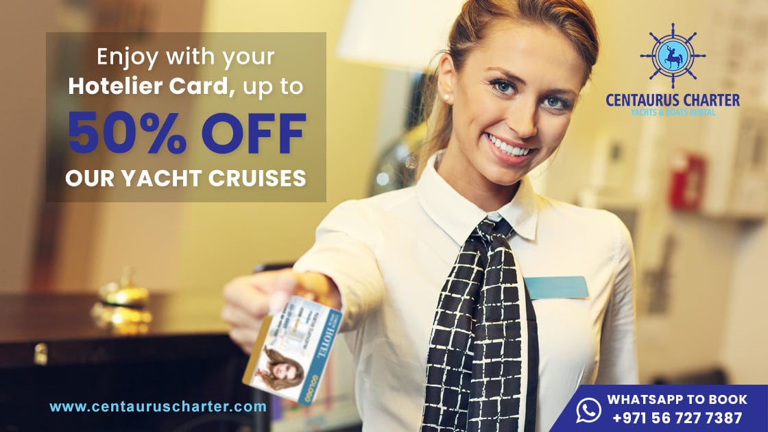 Hotelier Discount in Dubai - Centaurus Charter - Medium