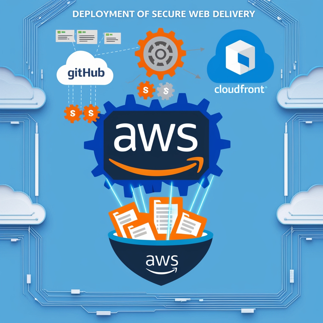 Deploying Secure Web Delivery utilizing AWS CI/CD,GitHub,S3 Bucket, And Cloud-Front | by Trevor ...