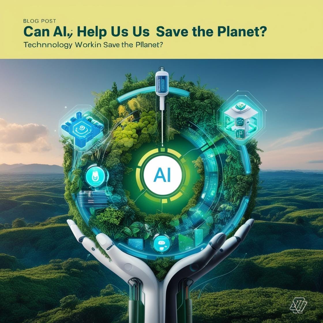 Can AI Help Us Save the Planet?. Imagine waking up one morning to news ...