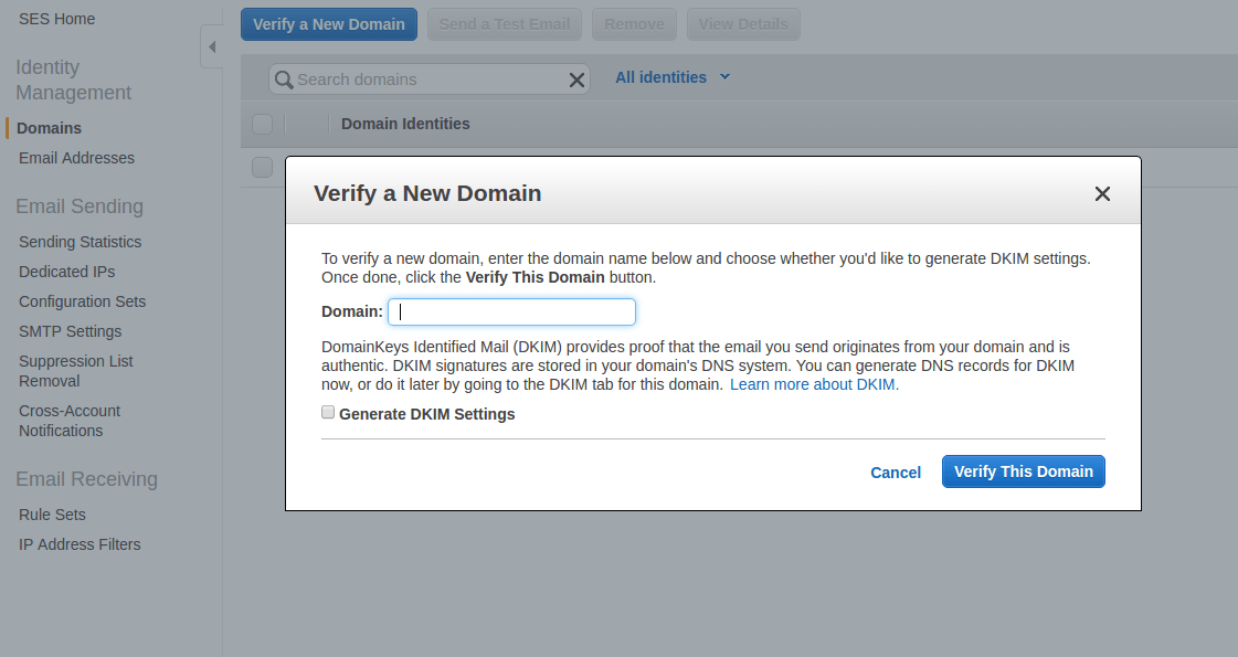 How to configure Amazon SES to a domain. | by shehan marino | sysops ...