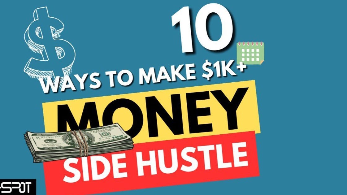 Make Money Online 10 Side Hustles You Can Start Overnight With Ai By