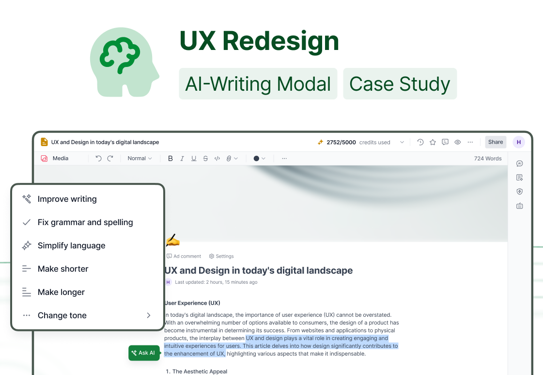 Don’t Let Your AI Writing Modal Kill SaaS Growth — Here’s How UX Can ...