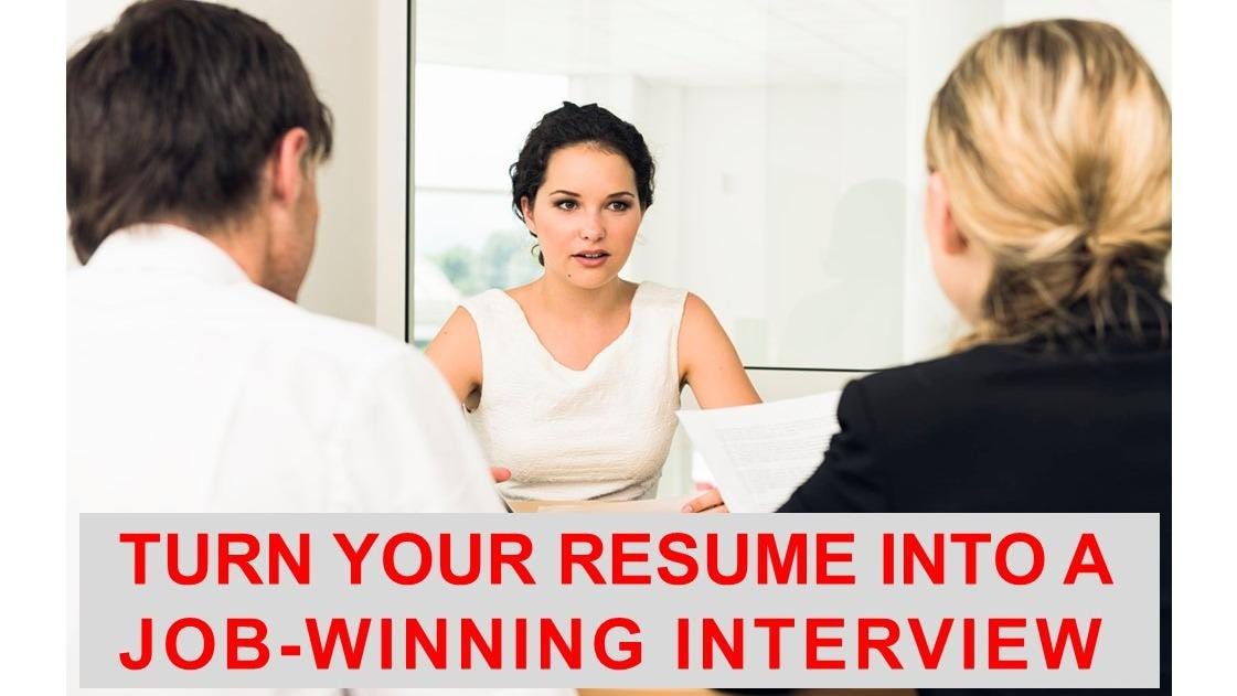 Turn Your Resume Into a Job-Winning Interview | by Mohammed Mushraf ...