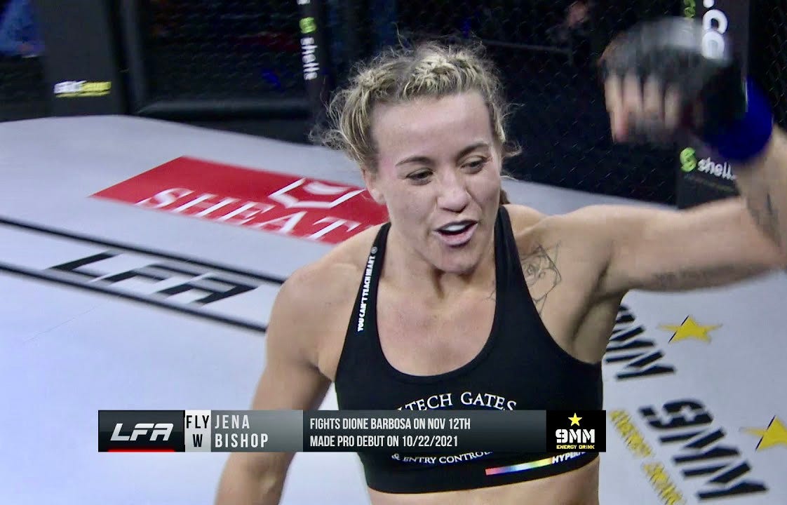 The promotion Bellator has signed grappling superstar Jena Bishop, who ...