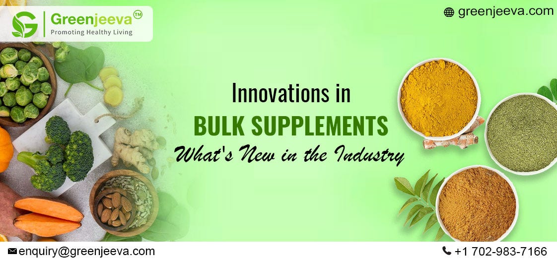 Innovations in Bulk Supplements Wholesale: What’s New in the Industry ...
