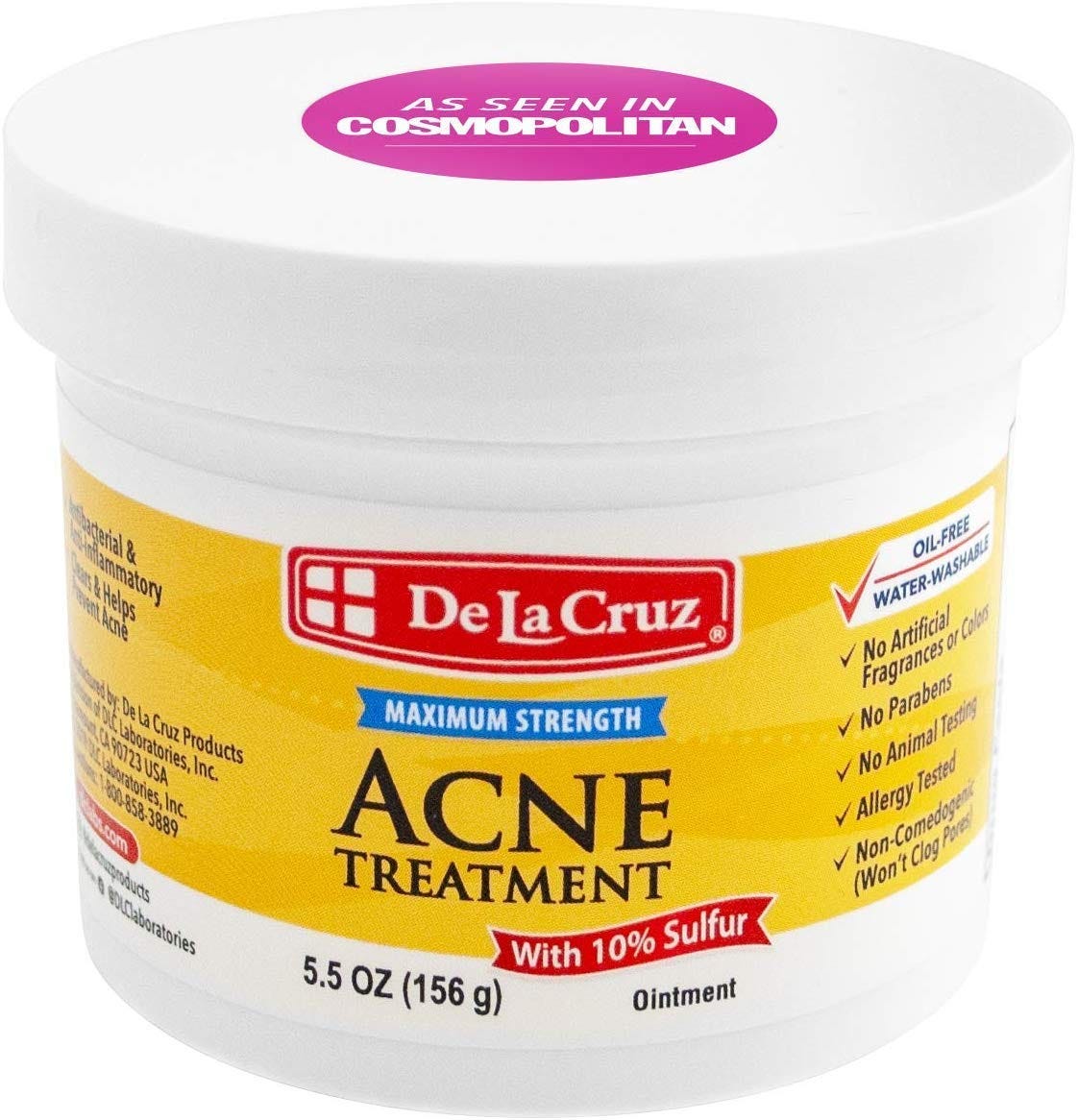 DLC 10% Sulfur Ointment Acne -Medication Clear Acne Pimples ...