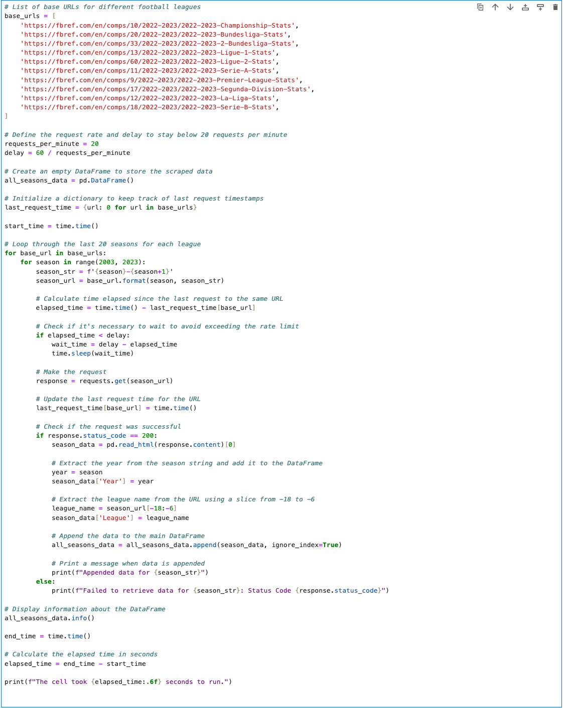 How to scrape data from FBRef using Python, without Beautiful Soup or Selenium | by Lucas ...