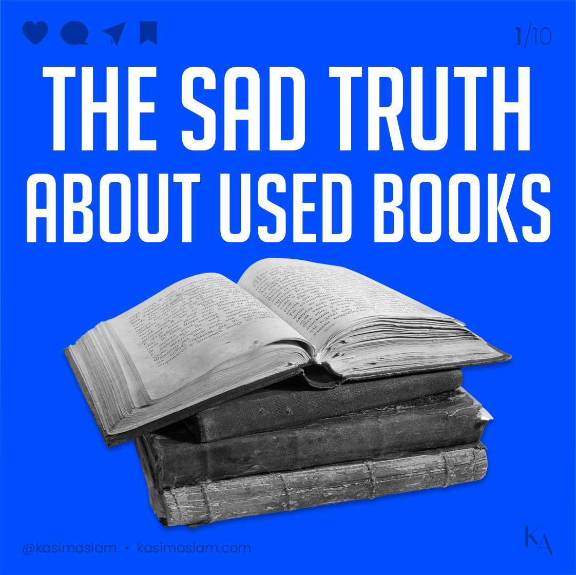 The Sad Truth About Used Books. I love “real” books. | by Kasim Aslam ...