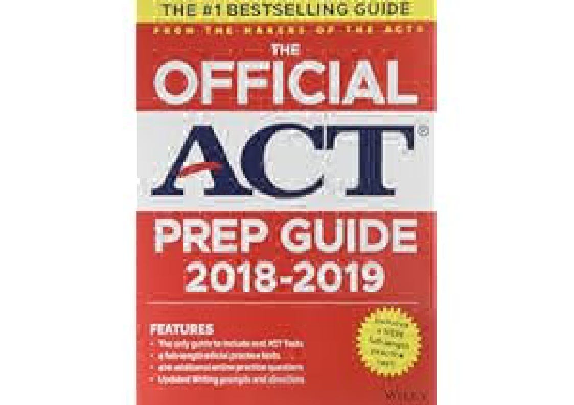 PDF Download The Official ACT Prep Guide, 2018–19 Edition (Book + Bonus ...