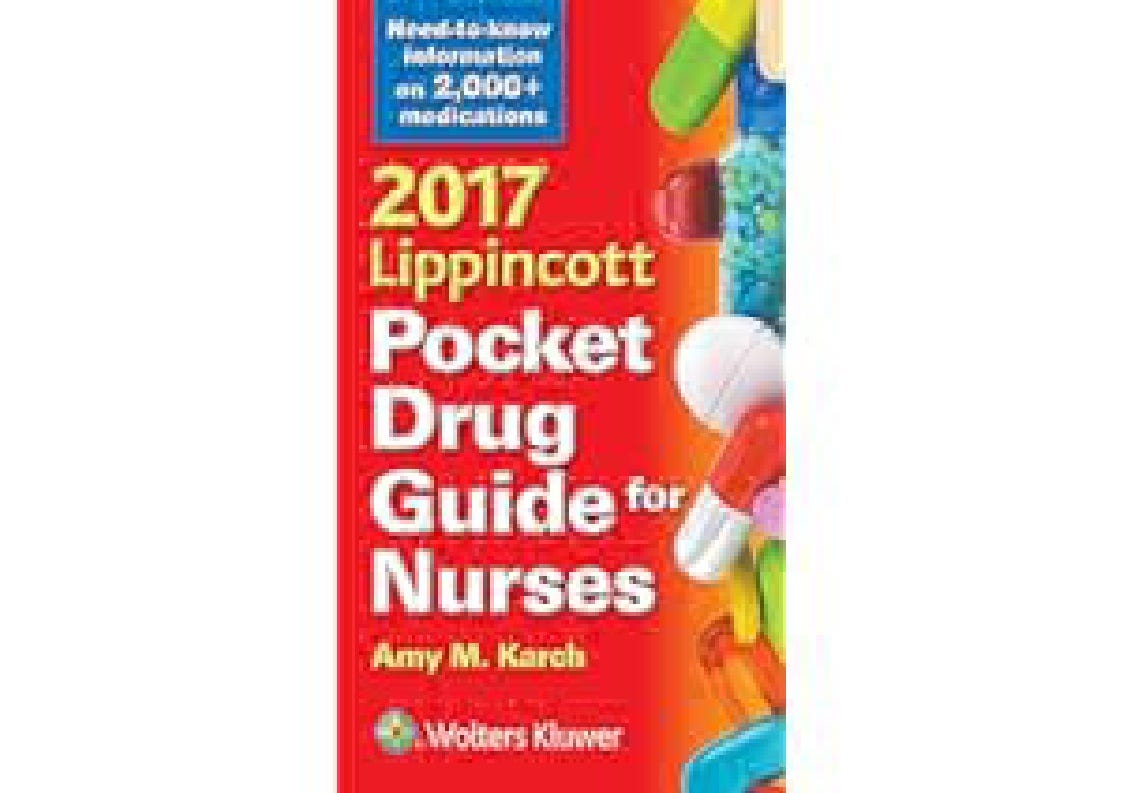 PDF Lippincott Pocket Drug Guide for Nurses 2017 by R.N. Karch, Amy M ...