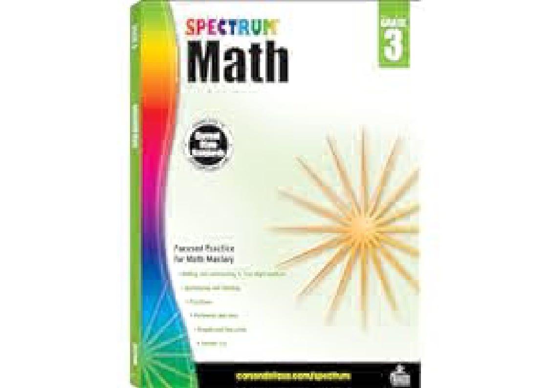 Download Spectrum 3rd Grade Math Workbooks, Ages 8 to 9, Math Workbooks ...