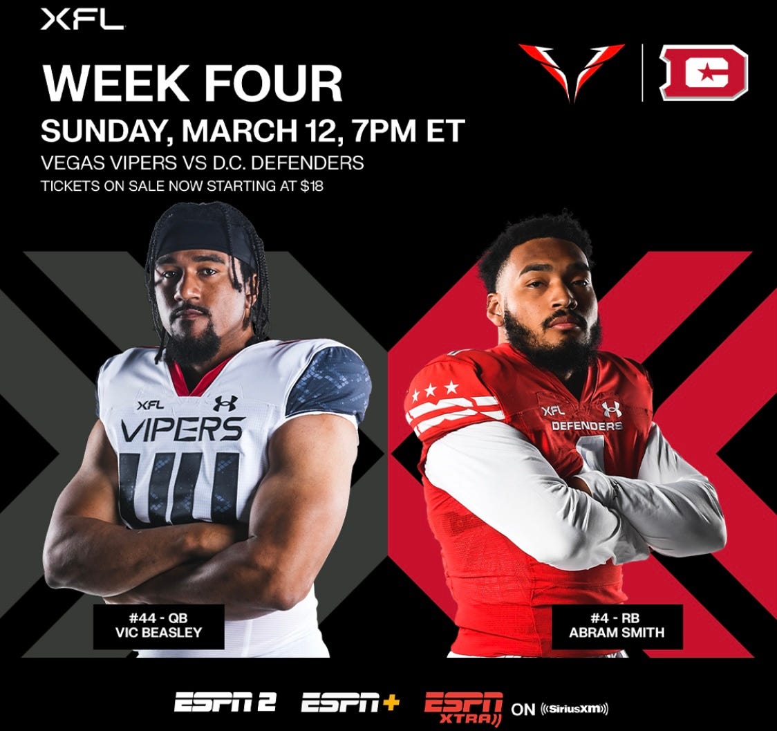 XFL 2023: Week 4 Preview/Prediction For The Undefeated D.C. Defenders ... XFL 2023: Week 4 Preview/Prediction For The Undefeated D.C. Defenders ...