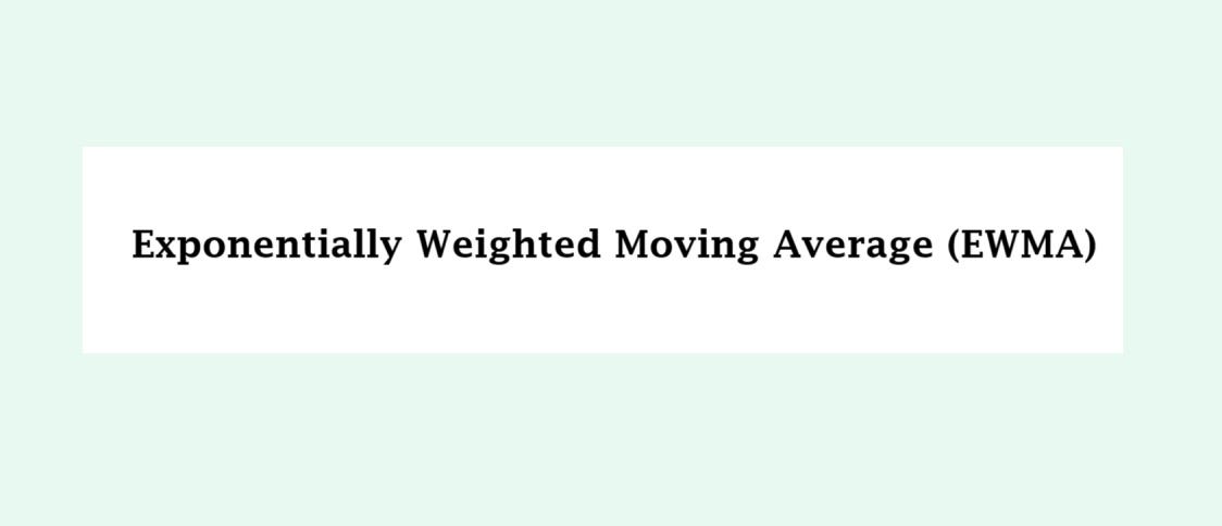 Exponentially Weighted Moving Average (EWMA) - อัญญา อำไพ (Aunya Ampai ...