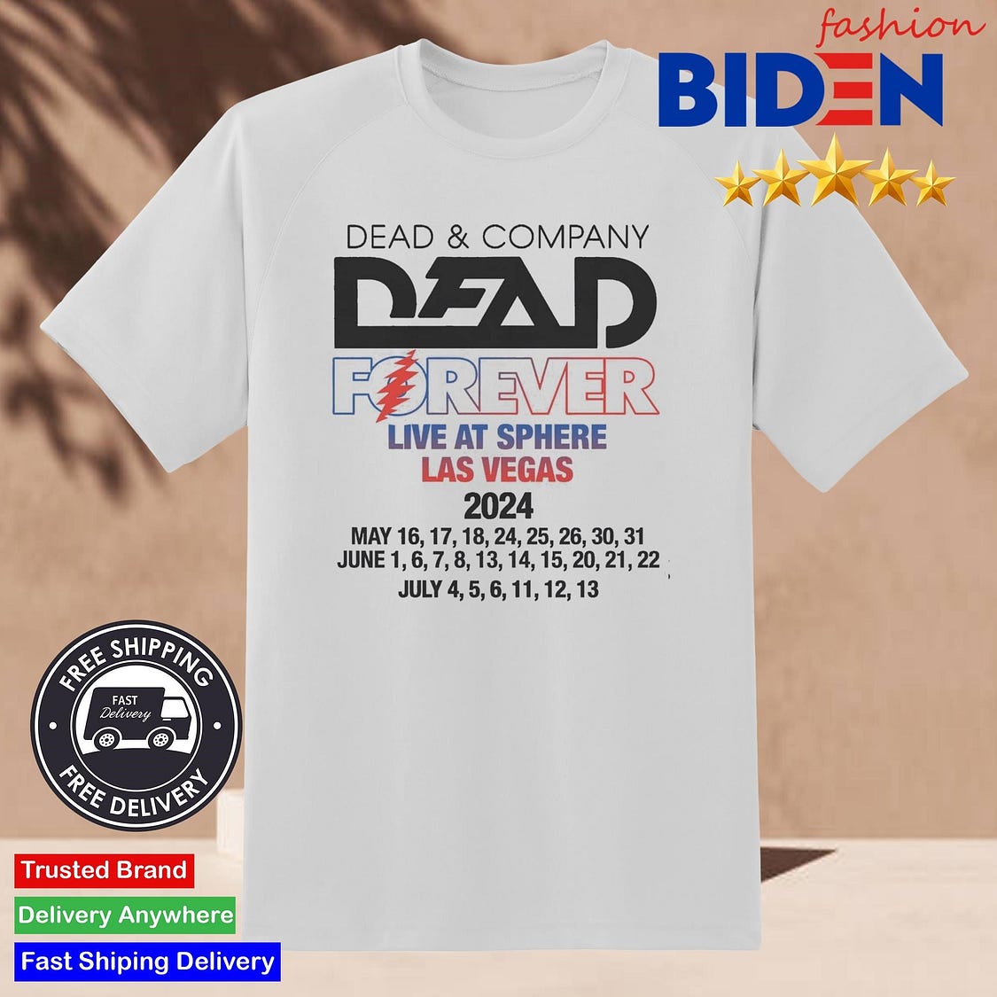 Dead & Company Dead Forever Live At Sphere Las Vegas 2024 Shirt | by ...