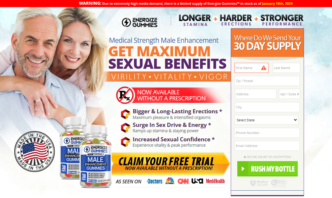 Energize Male Enhancement Gummies Review: Is It Worth The Hype? | by ...