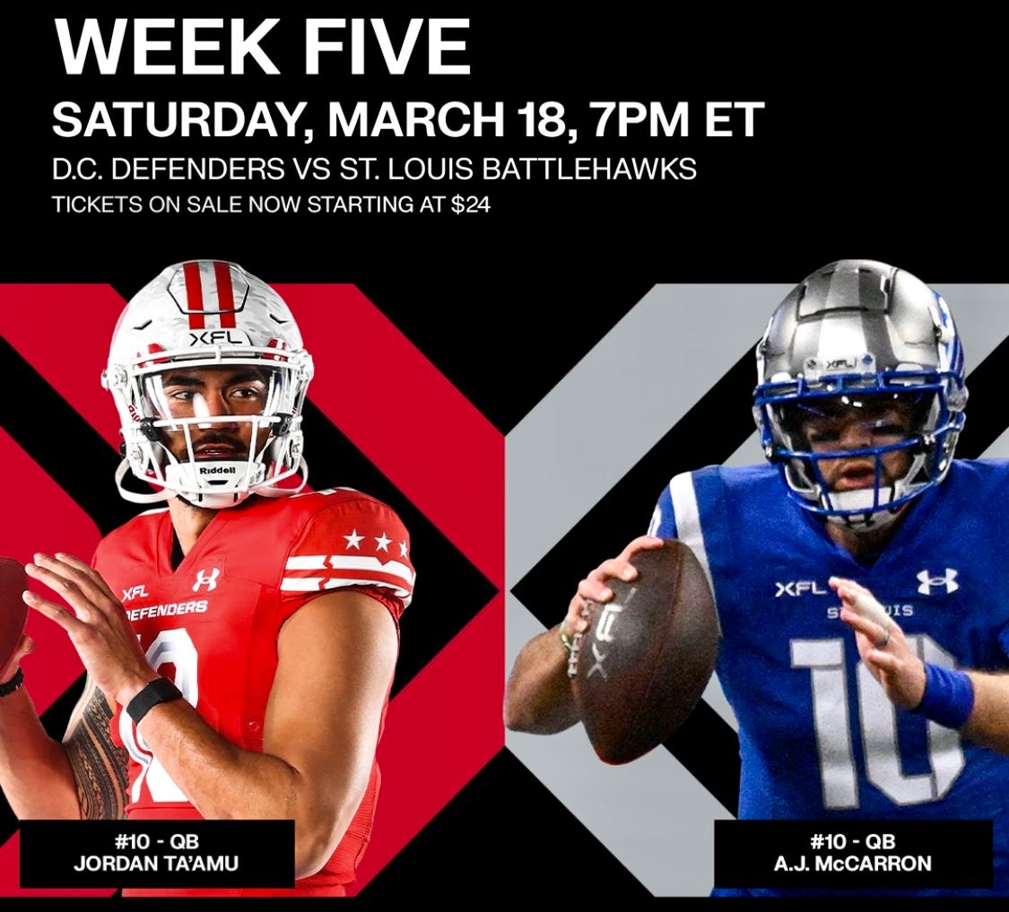XFL 2023: Week 5 Preview/Prediction, Depth Chart For The Undefeated D.C ... XFL 2023: Week 5 Preview/Prediction, Depth Chart For The Undefeated D.C ...