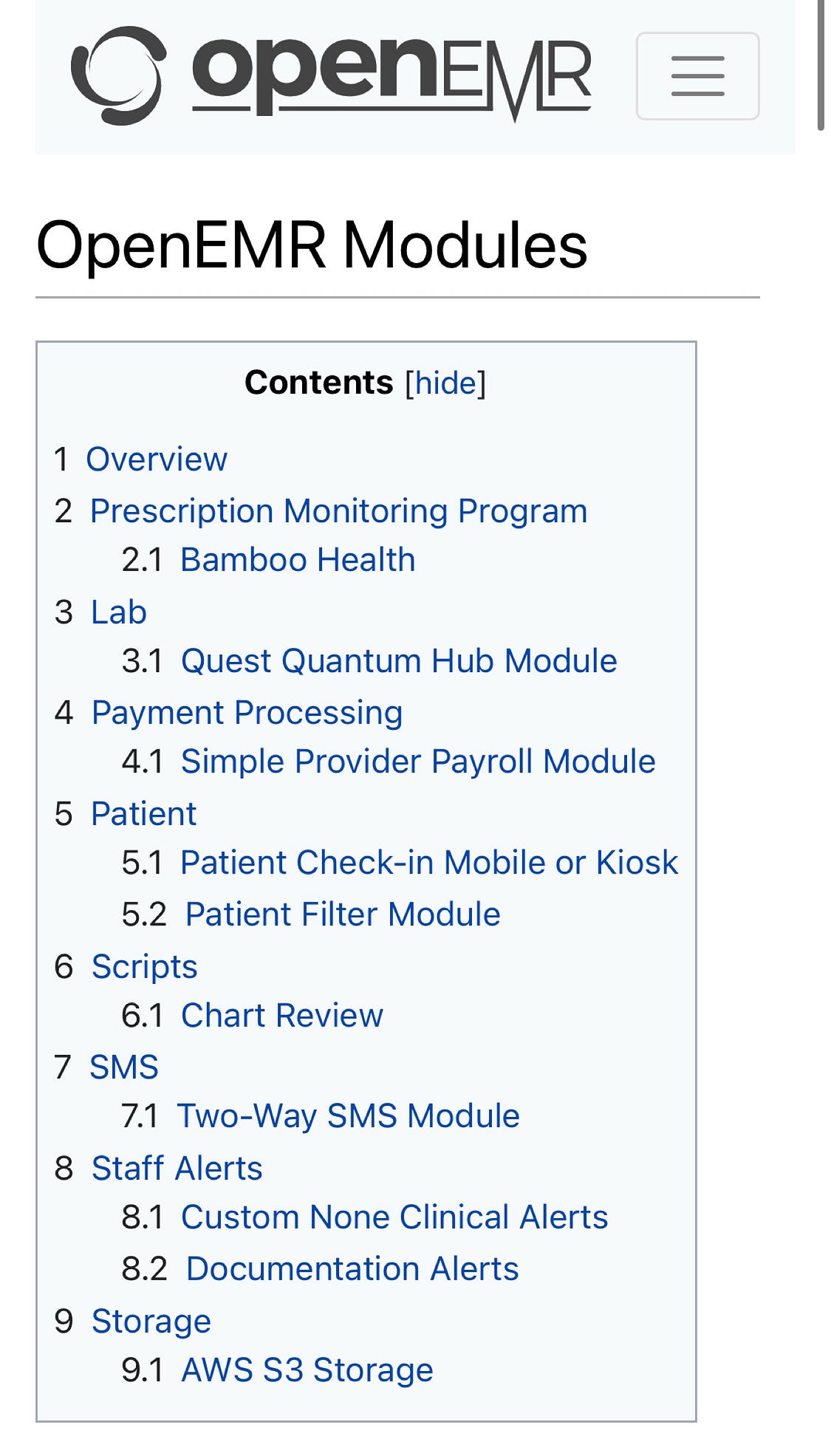 OpenEMR is the most popular open source electronic health records and medical practice ...