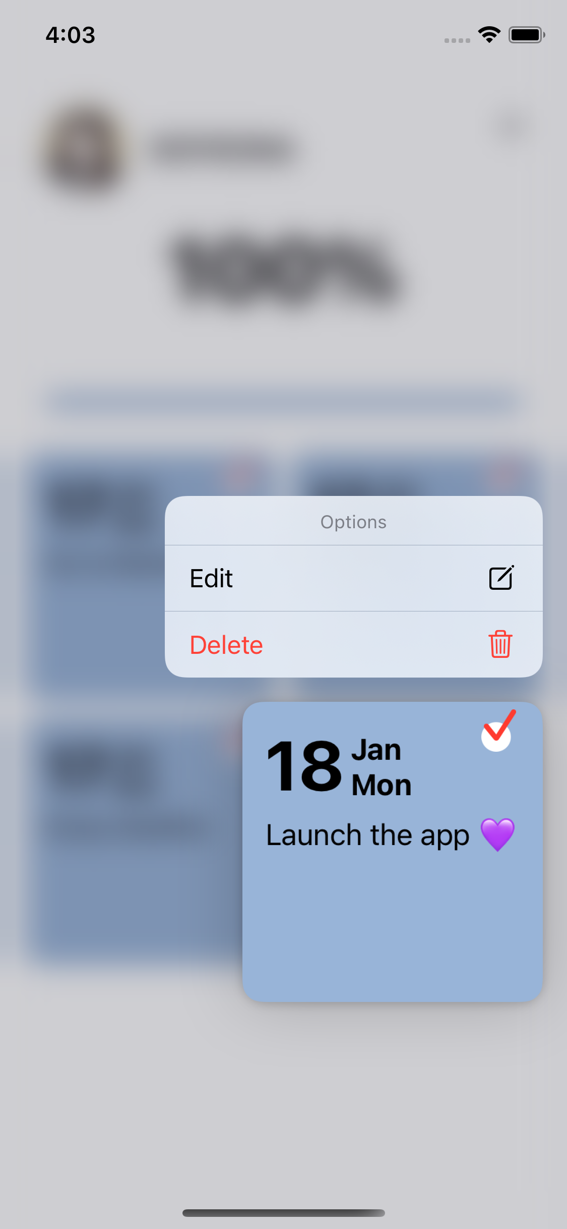 Context menus in iOS13+ [CollectionView] | by Doyeon | doyeona | Medium