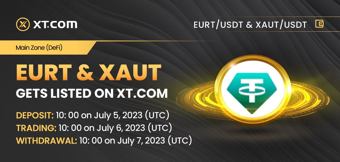XT.COM Announcement on Launching XAUT (Gold Tether) | by XT.com | Jul, 2023 | Medium