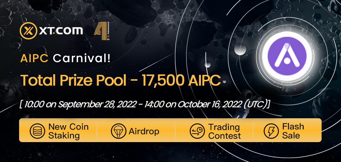 XT.COM Announcement on Holding AIPC Activities for the 4th Anniversary | by XT Exchange | Medium