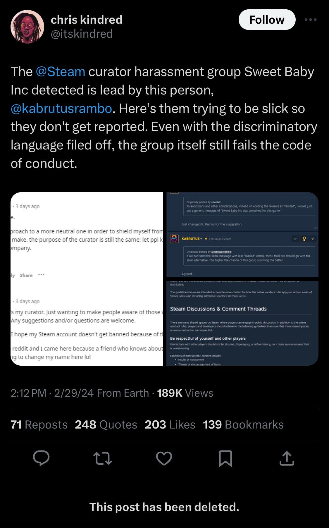 Sweet Baby Inc. are harassers. An open letter to Iron Galaxy Studios ...