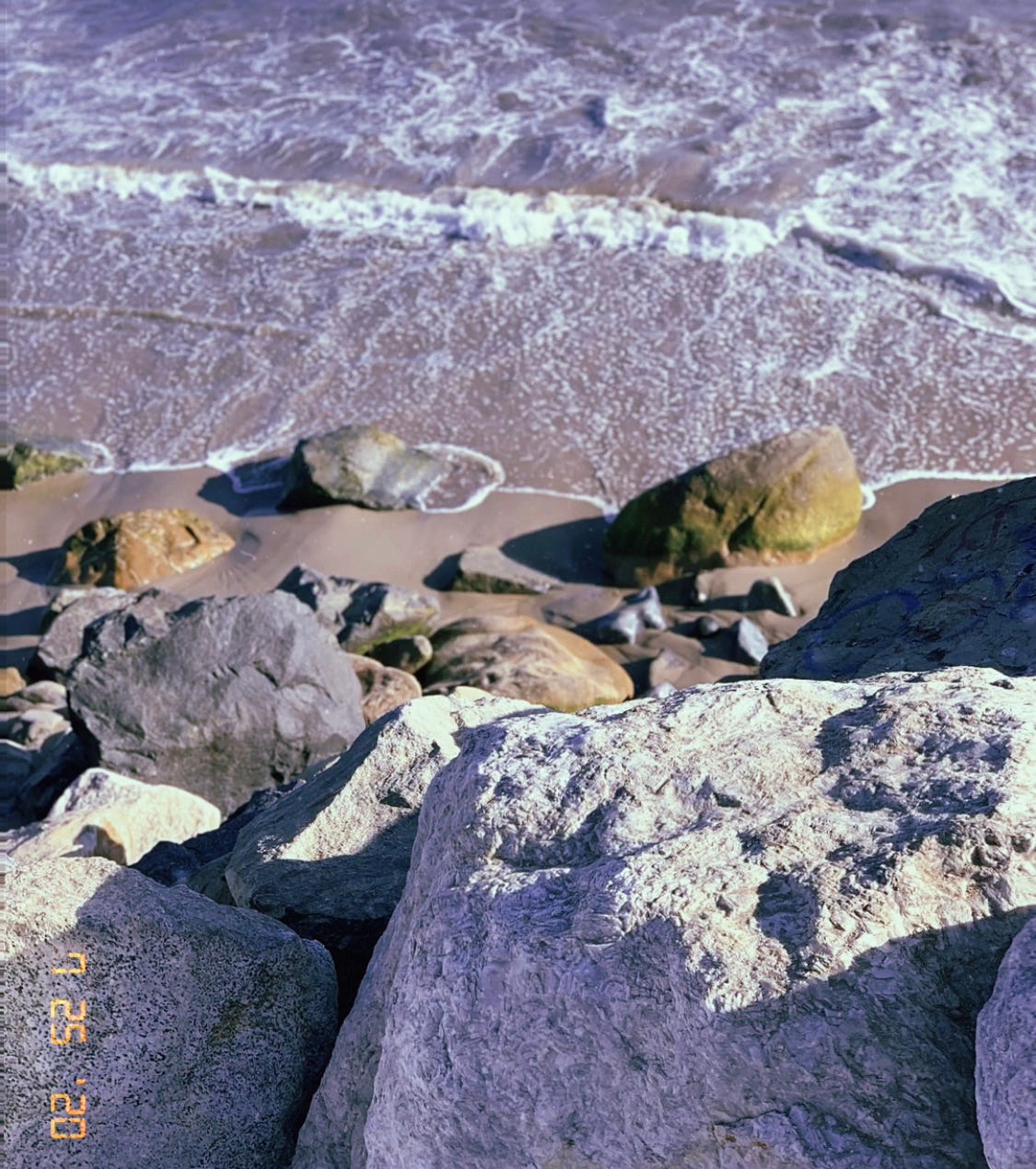 to the “undertows” of the world.. waves crash onto the sand | by cat ...