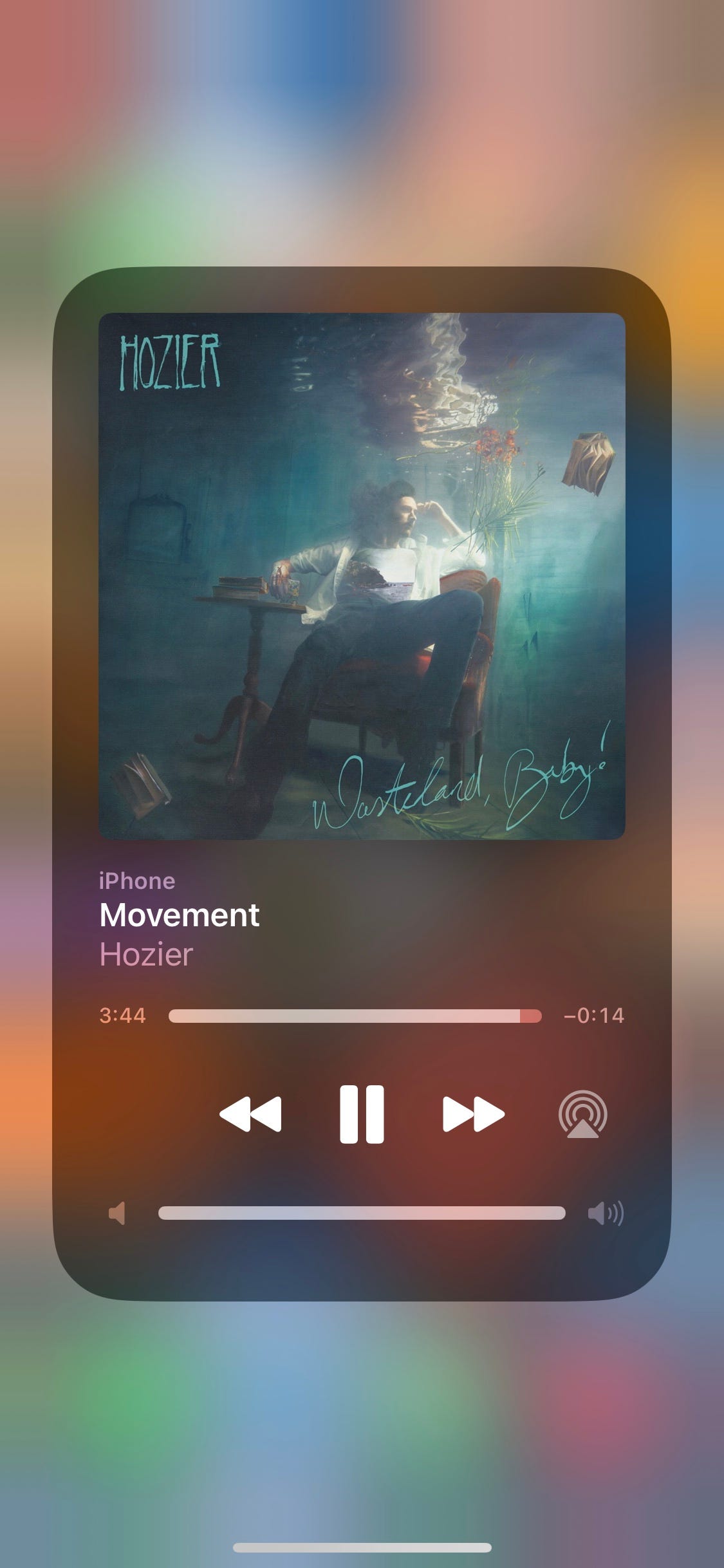 Movement. Image gotten from Hozier’s album cover | by Black bElle | Medium