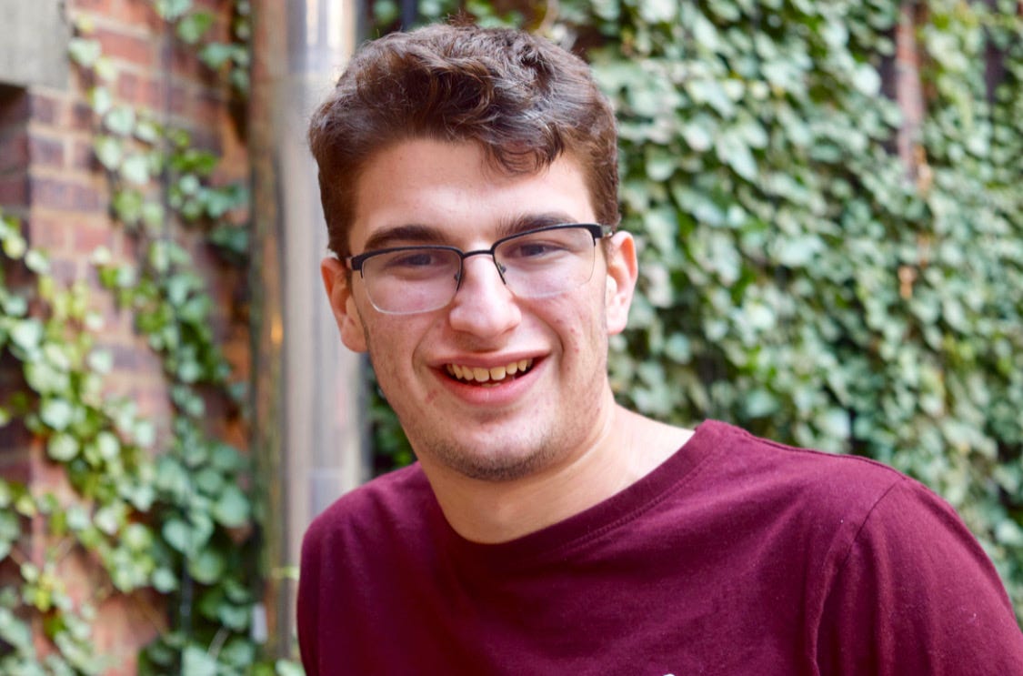 Humans of the Bronfman Center — Yoni Lean | by Sarah Fried | Medium