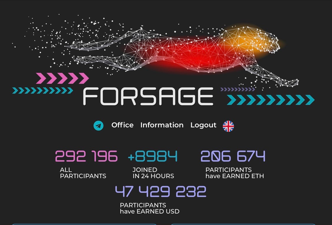 Forsage and how you can change your life in no time. | by Adrian G | Medium