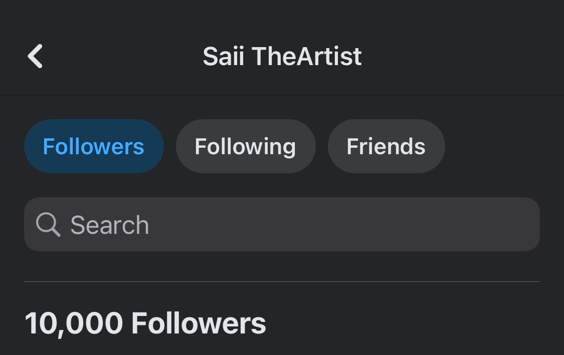 Here’s How I Gained 10,000 Followers on Facebook | by Saii The Artist | Jul, 2023 | Medium