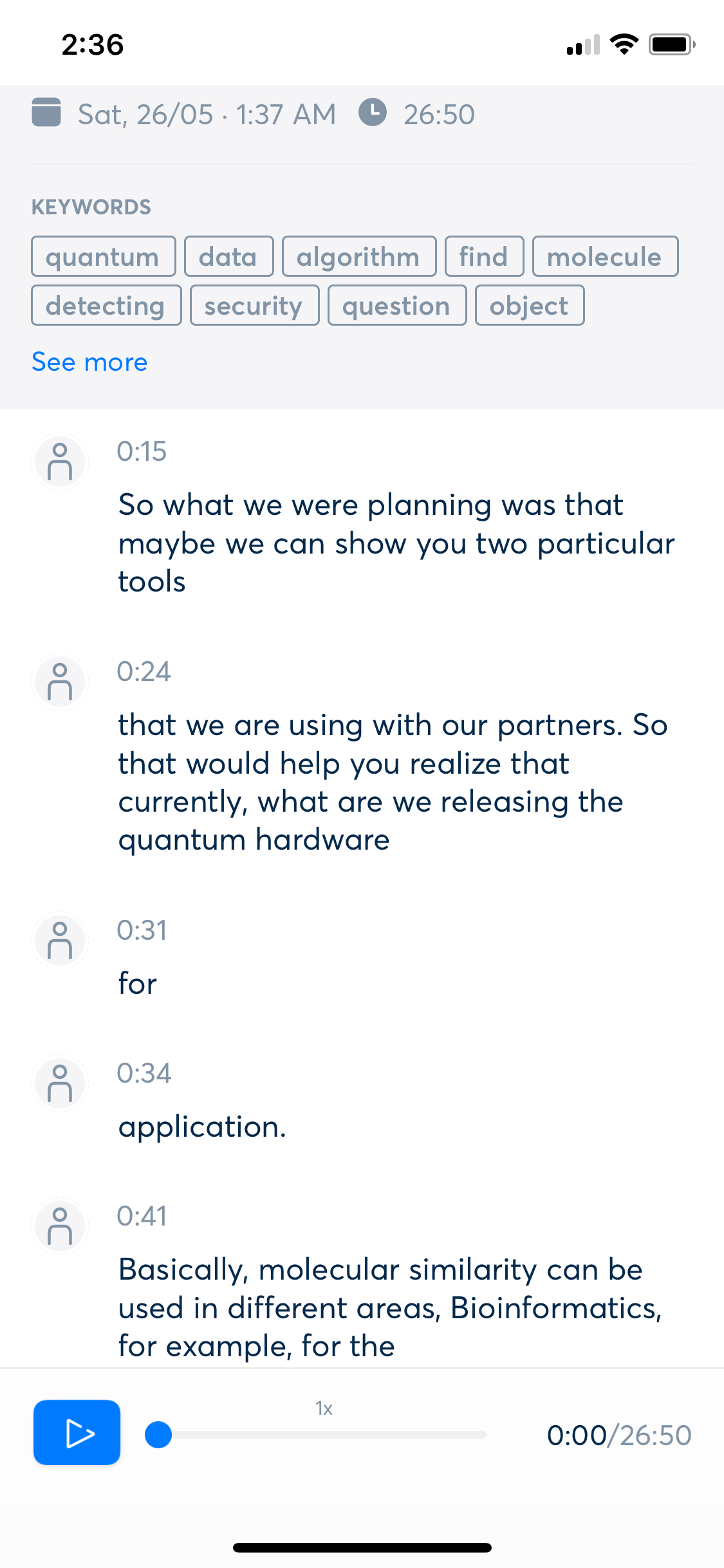 Real-time iOS transcription app, a great help for writers, students ...