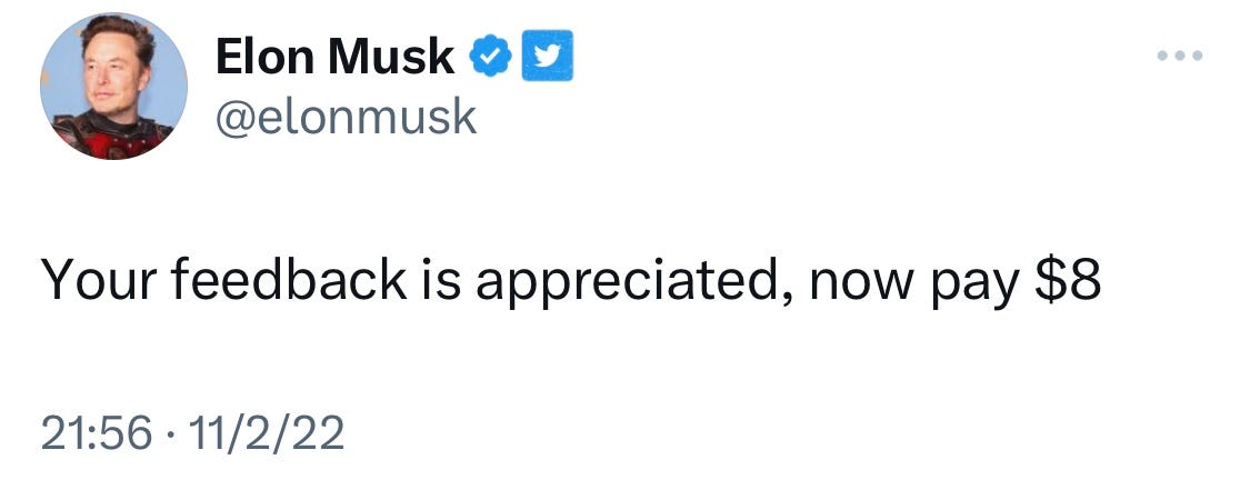 Elon Musk and the Great Blue Checkmark Robbery: Who Will Survive? | by ...