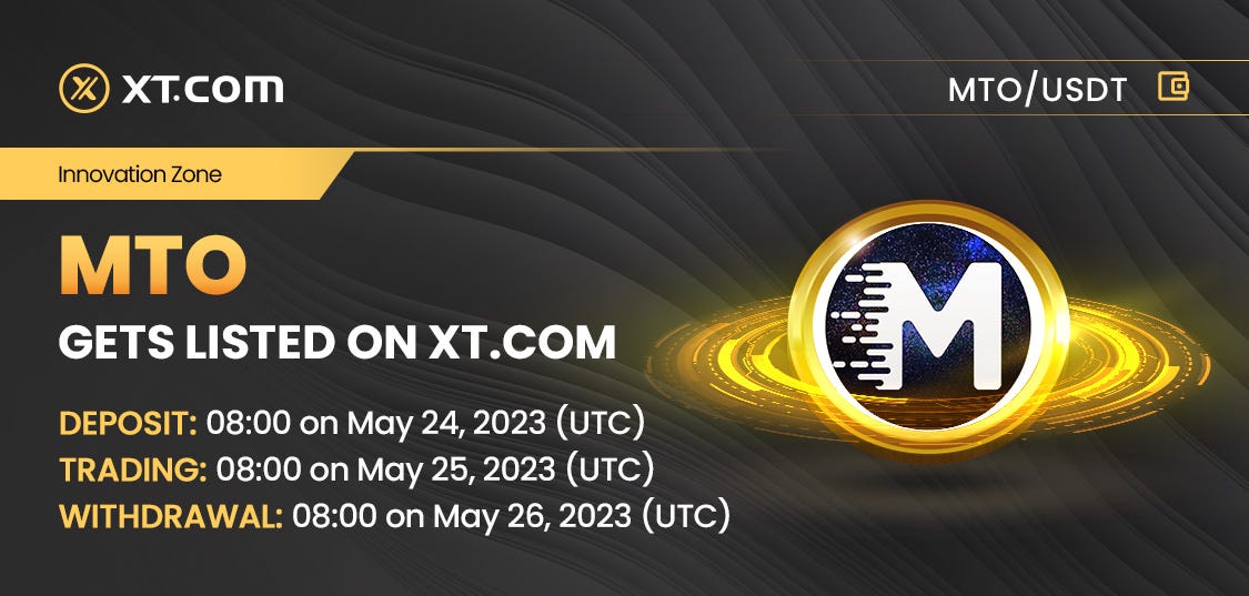 XT.COM Announcement on Launching MTO (Meteor Coin) | by XT Exchange ...