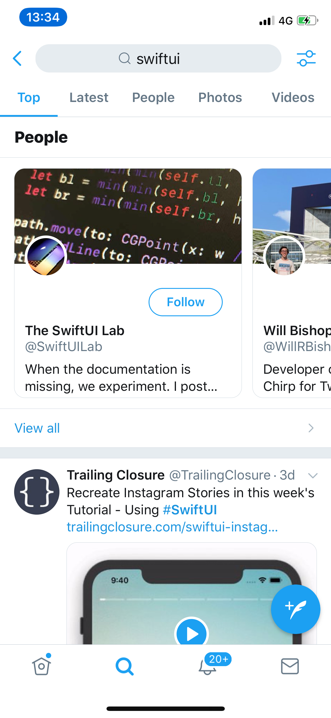 滑 twitter 學習 Swift iOS App 開發. twitter 是外國很流行的社群平台，尤其在美國跟日本很多人使用。iOS… | by 彼得潘的 iOS App ...