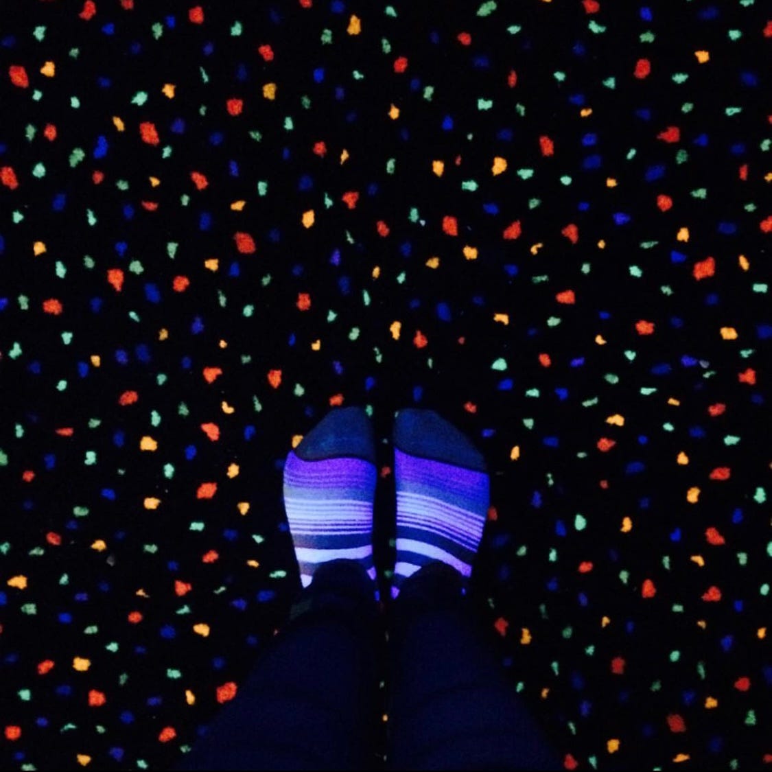 Infinite realms of art. After a bleach truck hit ‘Rainbow The… | by ...